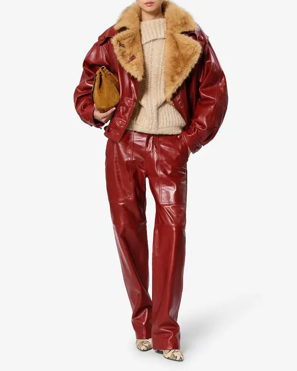 Isabel Marant Étoile Valina Leather Coat
