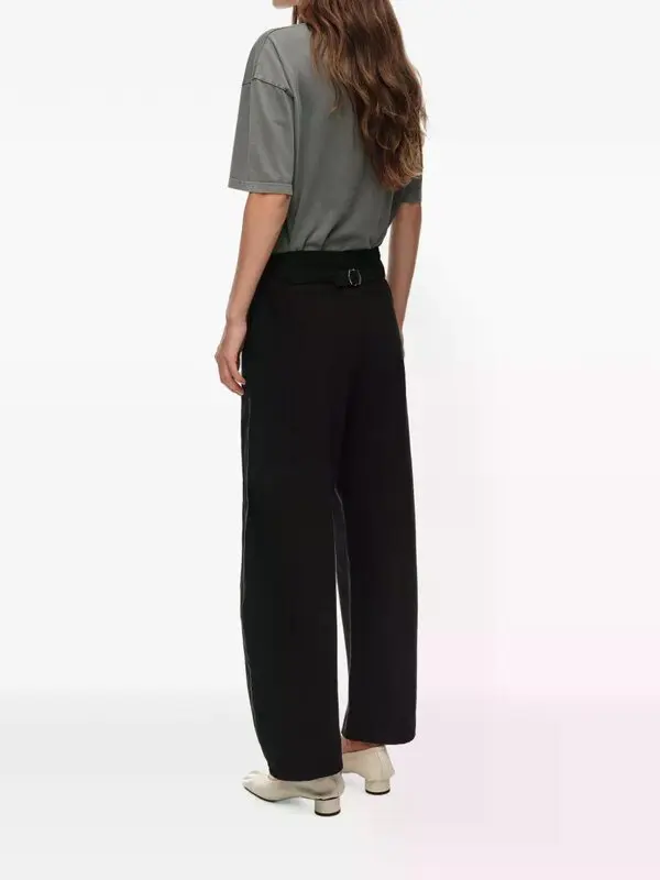 Bimba Y Lola Buckled Wide-leg Trousers