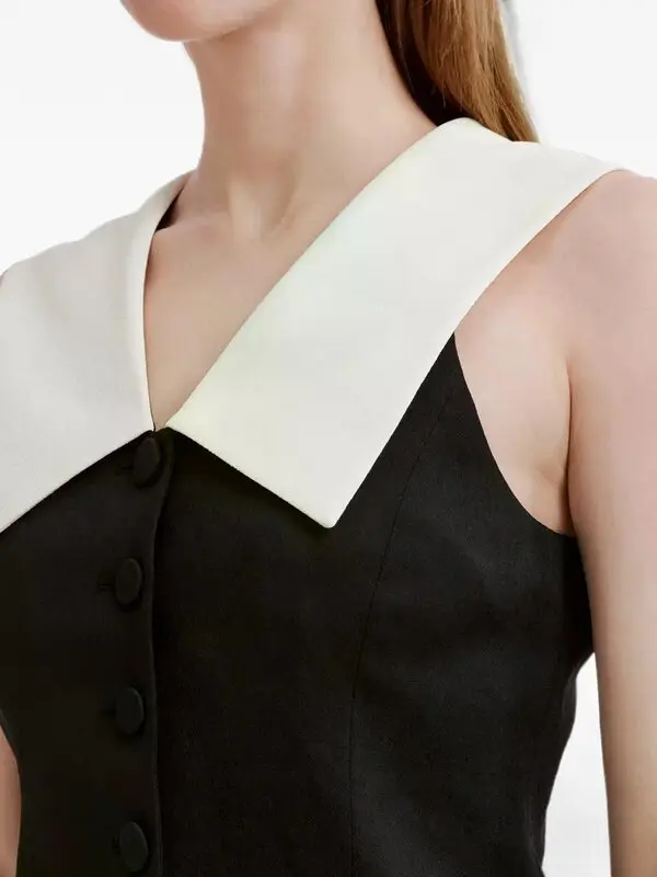 KIMHEKIM Malevich Sailor-collar Button-front Vest
