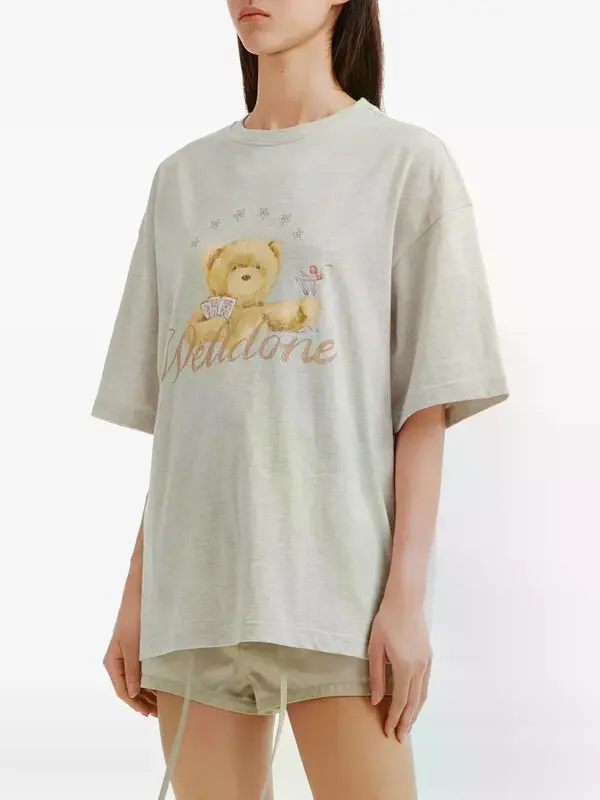 We11Done Bear-print T-shirt