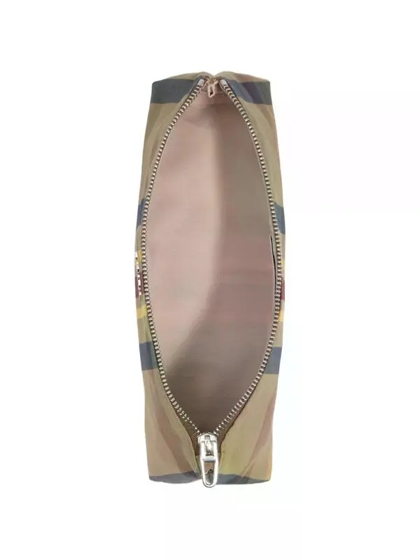Bimba Y Lola Khaki And Garnet Tartan Jacquard Case