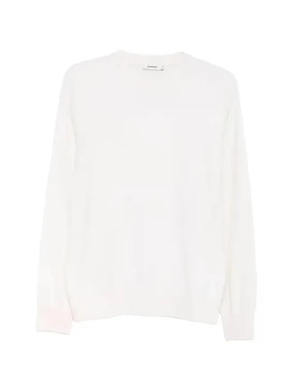 Sandro Ribbed-trim Cashmere Sweater