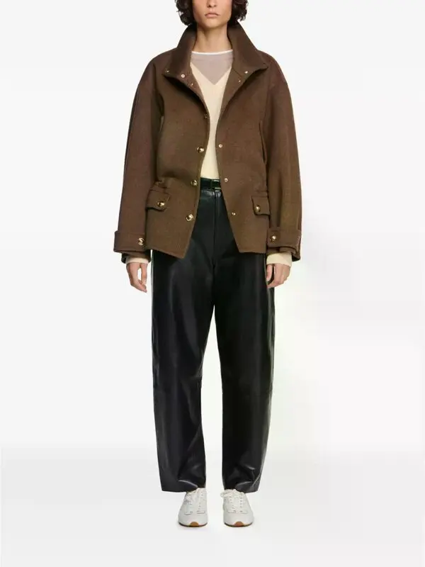 Sandro Double-faced Standing Collar Coat