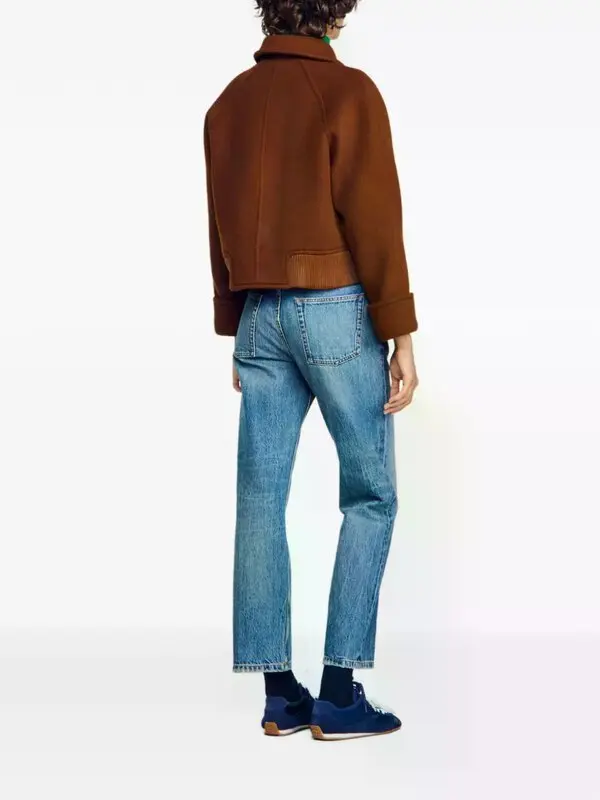 Sandro Button-up Wool-blend Jacket
