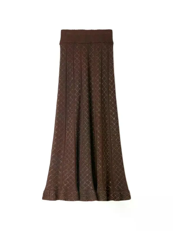 Sandro Elasticated-waistband Maxi Skirt