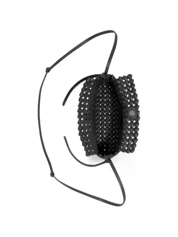 Bimba Y Lola Plaited-leather Mini Crossbody Bag