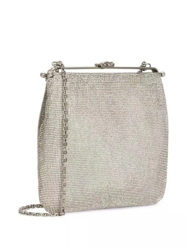 Dolce & Gabbana Dina Shoulder And Crossbody Bag In Crystal Mesh