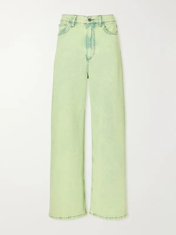 SANDERLAK Mid-rise Wide-leg Jeans