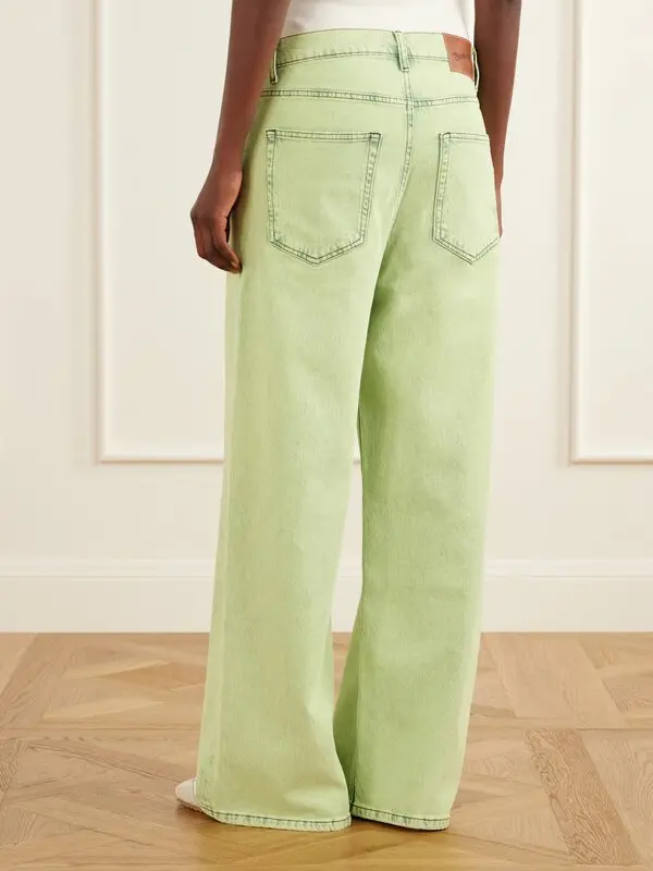 SANDERLAK Mid-rise Wide-leg Jeans