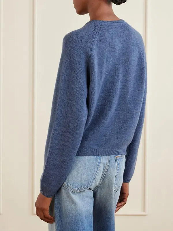 DÔEN Peroline Cashmere Cardigan - Blue