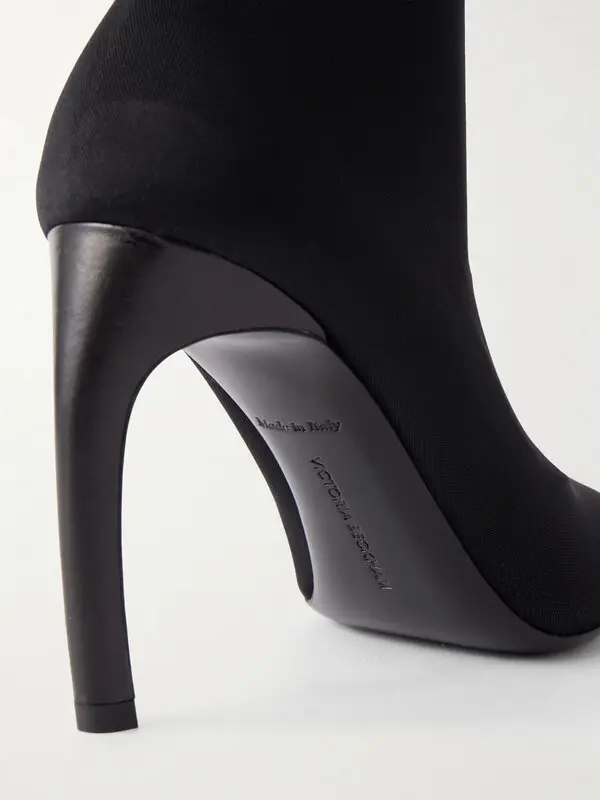 Victoria Beckham Harlow 100 Stretch-jersey Over-the-knee Boots