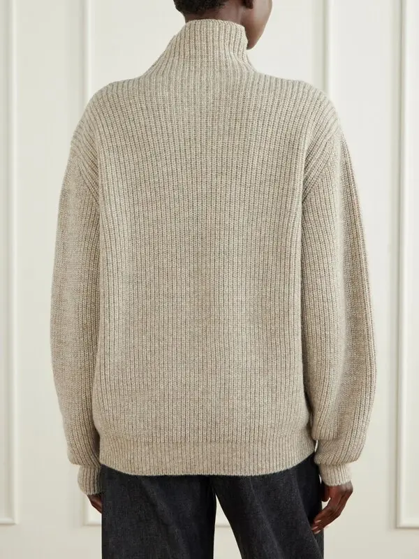 LEMAIRE Ribbed Alpaca And Yak-blend Sweater