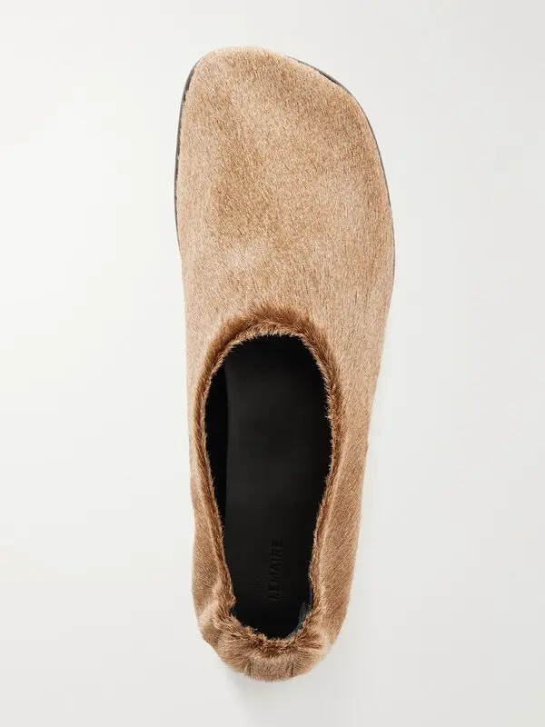 LEMAIRE Glove Calf Hair Slip-ons