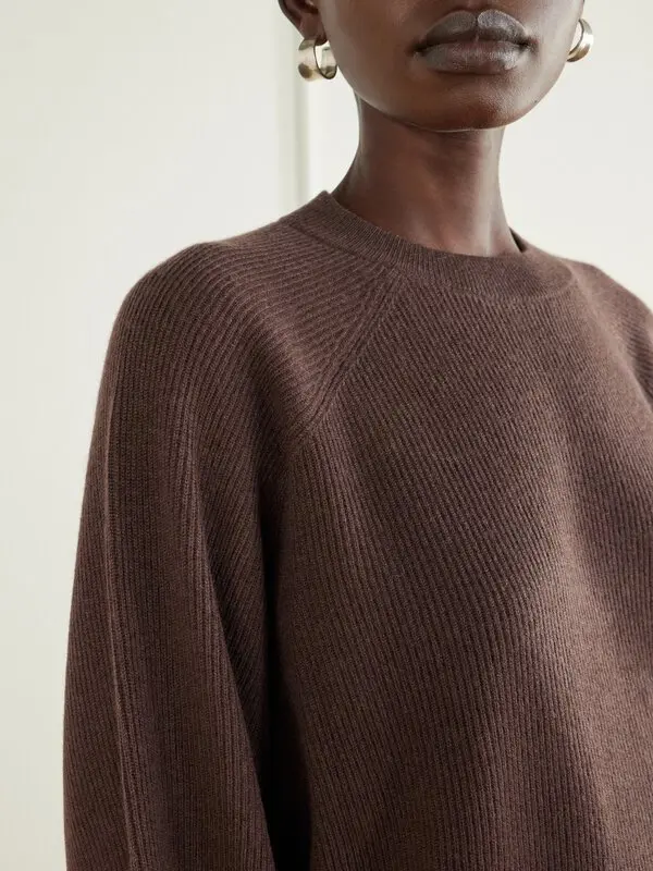 Brunello Cucinelli Ribbed Cashmere Sweater