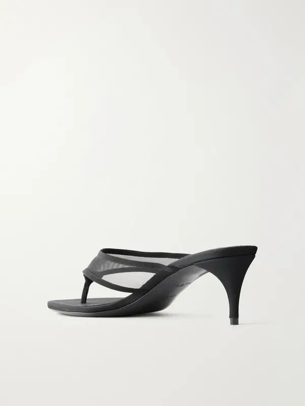 Alaïa Infra 55 Tulle Sandals