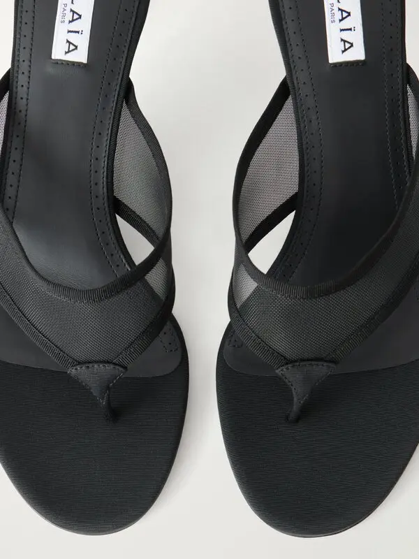 Alaïa Infra 55 Tulle Sandals