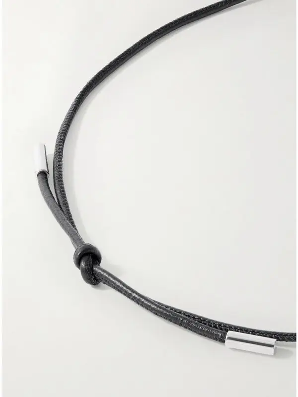 Alaïa Tone Leather Necklace