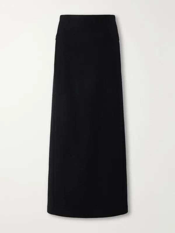 Alaïa Wool-felt Midi Skirt