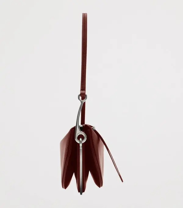 Burberry Small Bridle Saddle Bag - Red