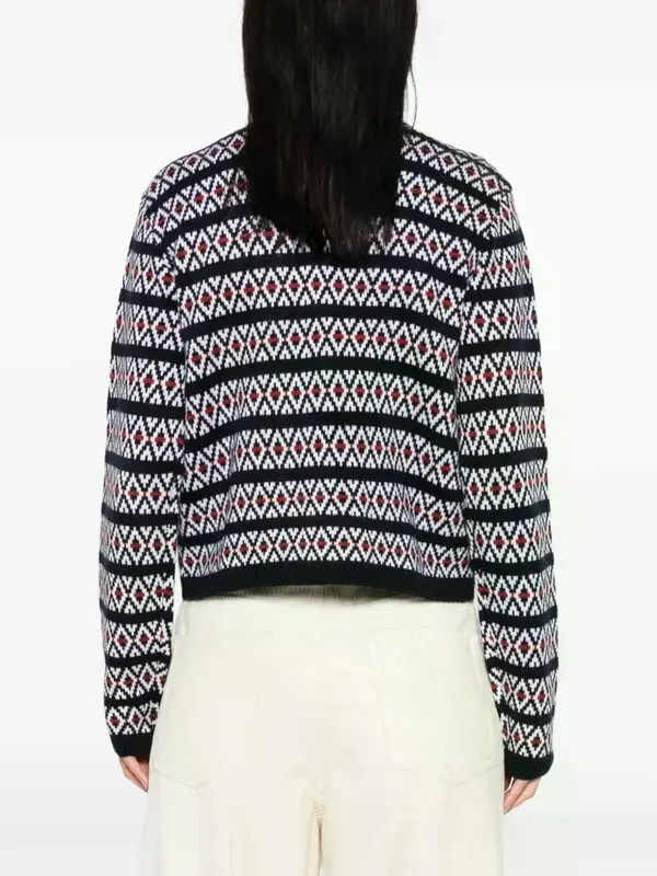FRAME Fair-isle-pattern Cardigan