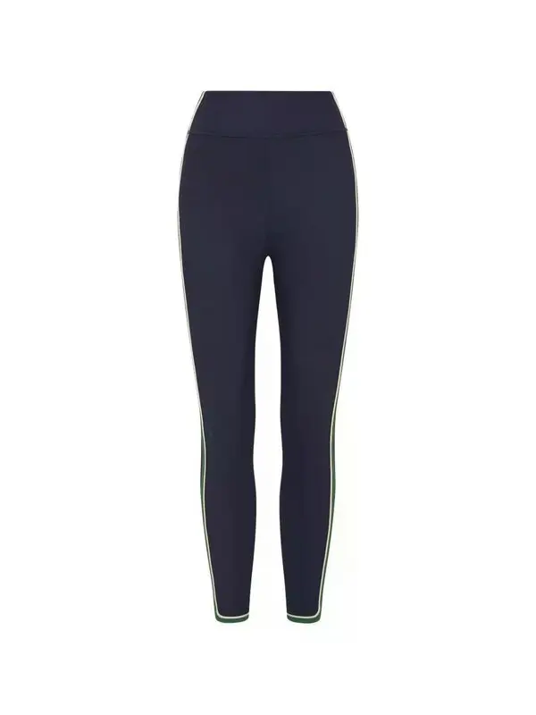 The Upside Rhythm 25in Side-stripe Leggings - Blue