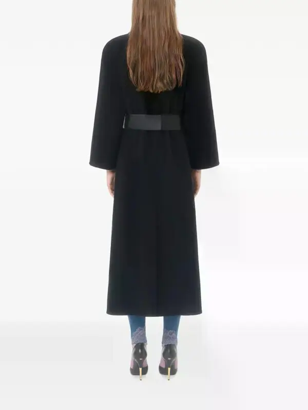 Valentino Garavani Bow-belted Coat - Black