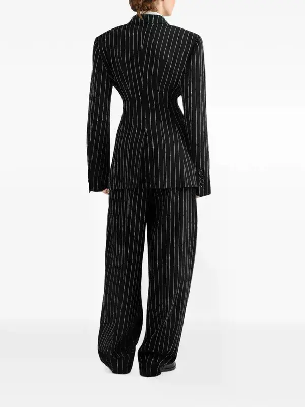 Dolce & Gabbana Pinstripe Virgin Wool Trousers
