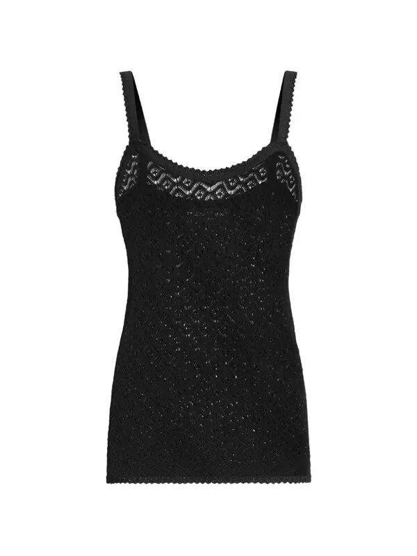 Dolce & Gabbana Lace Top - Black