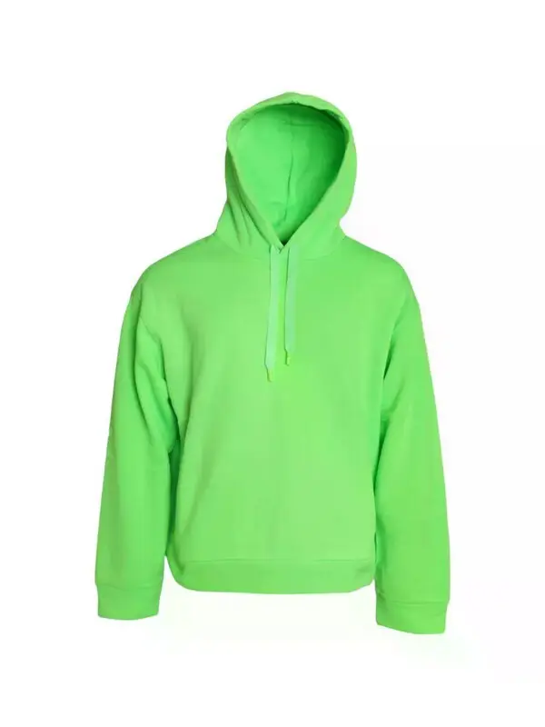Dolce & Gabbana Drawstring-hood Ribbed-trim Hoodie - Green