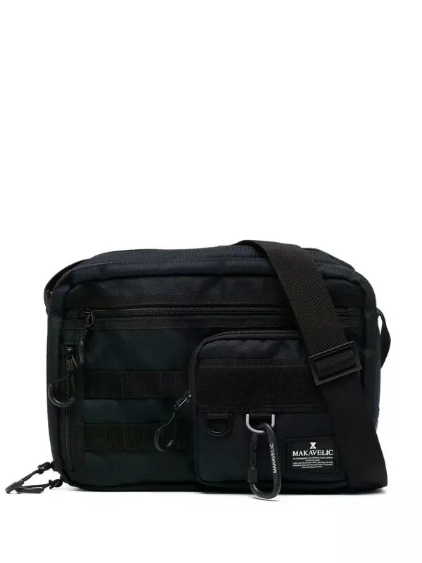 MAKAVELIC Multi-pocket Messenger Bag - Blue