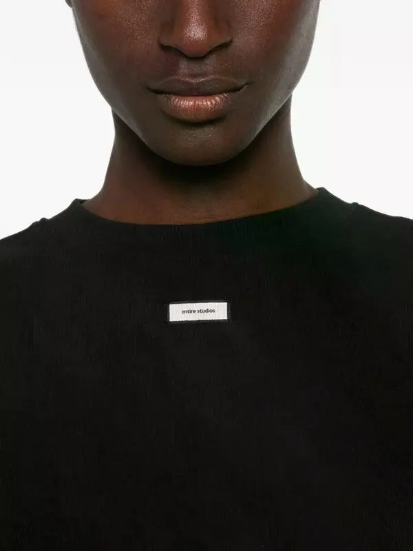 ENTIRE STUDIOS Logo-patch T-shirt