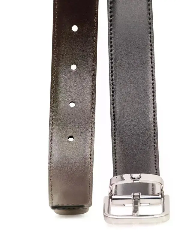 Montblanc Rectangular-buckle Leather Belt
