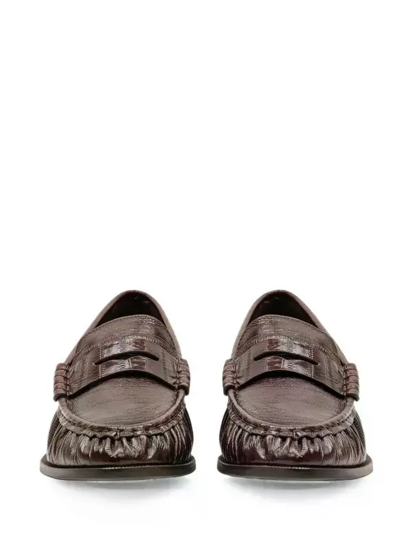 Jeffrey Campbell Stallone Crocodile-effect Loafers
