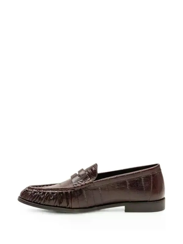 Jeffrey Campbell Stallone Crocodile-effect Loafers