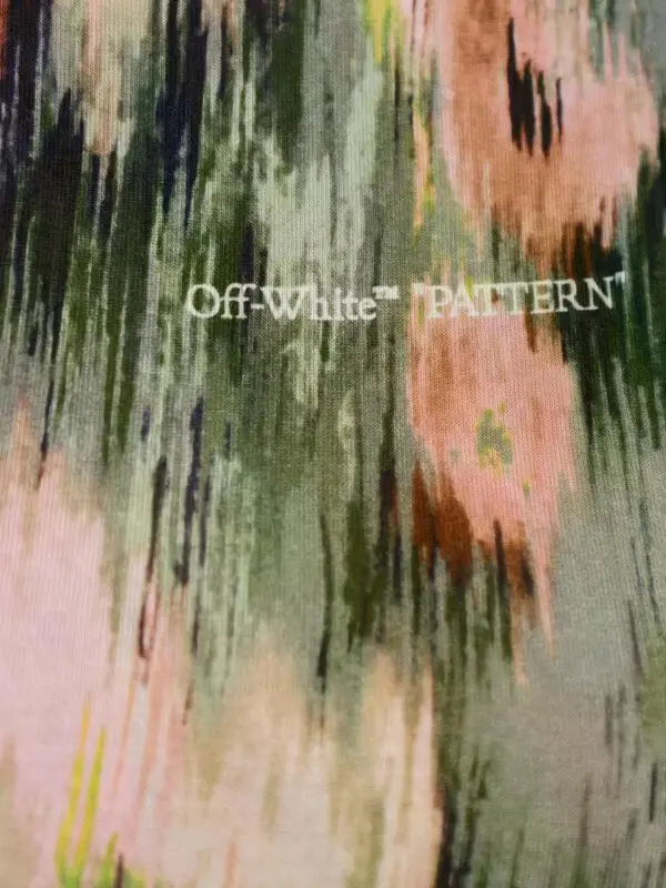Off-White Abstract-print Turtleneck Top