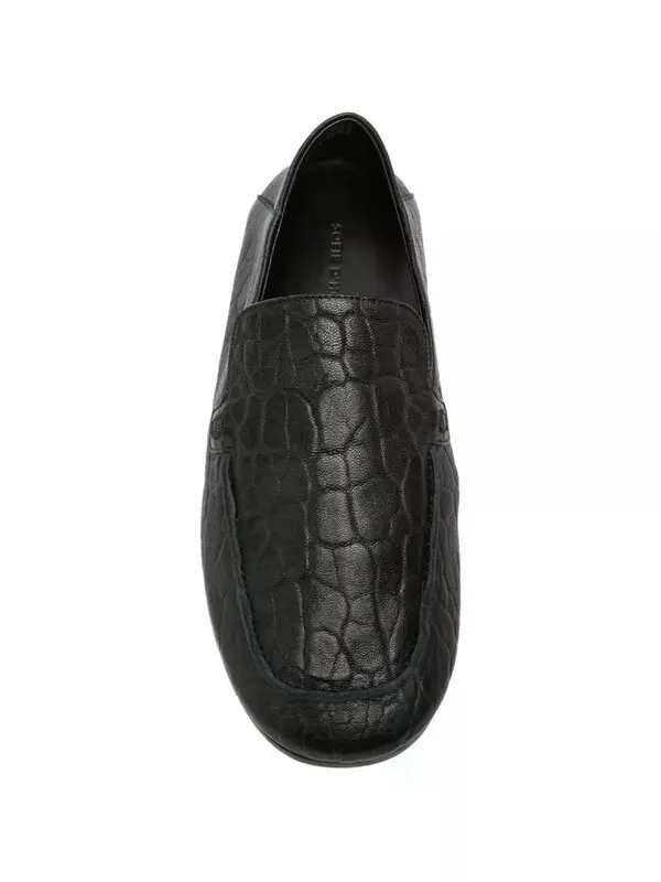 Sofie D'hoore Fenix Croc-effect Leather Loafers