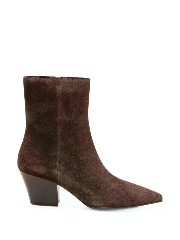 Jeffrey Campbell Joshua Tree Suede Ankle Boots - Brown