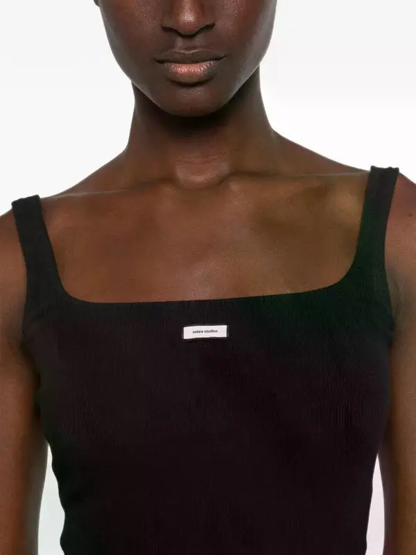 ENTIRE STUDIOS Logo-patch Top