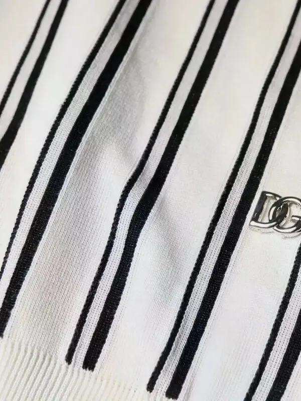 Dolce & Gabbana Vertical-stripe Polo Shirt