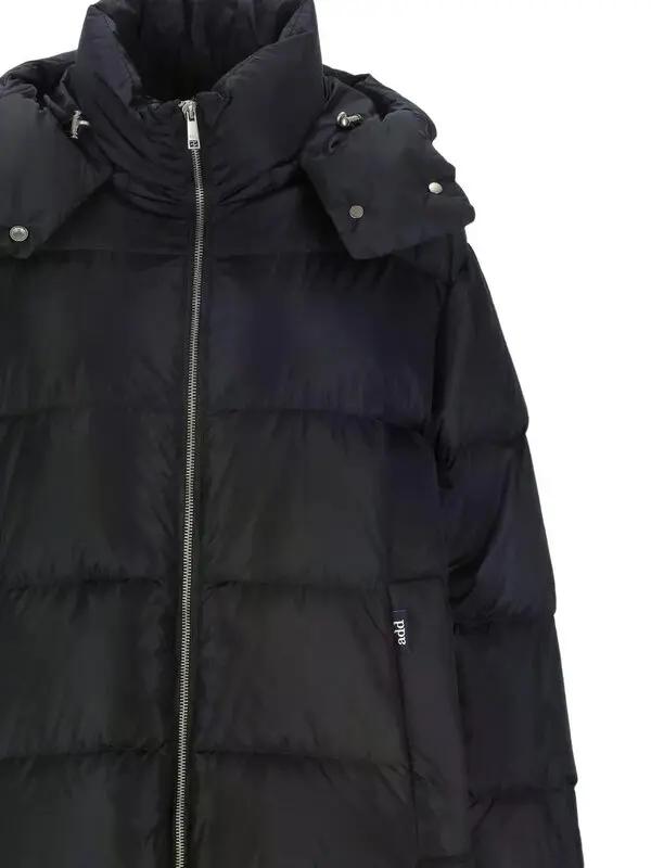 Add Quilted Hooded Coat