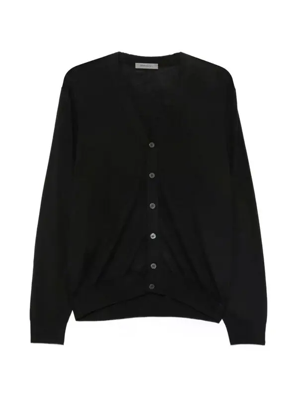 Corneliani Button-up V-neck Cardigan - Black