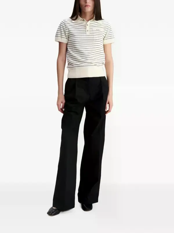 A.p.c. Ginny Pleated Tailored Trousers