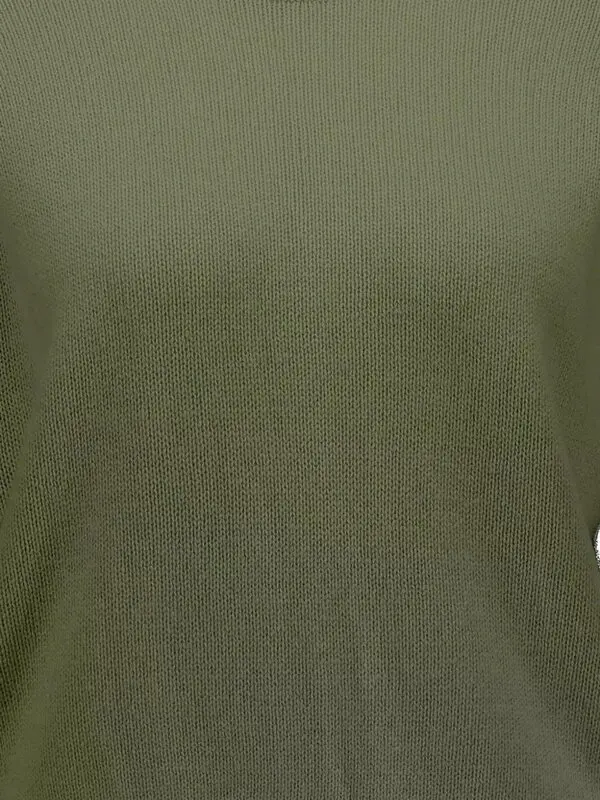 ALLUDE Short-sleeve Crew-neck Top