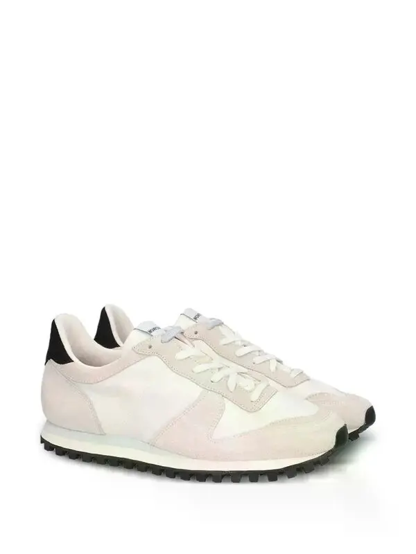 Novesta Suede-panelled Sneakers - White