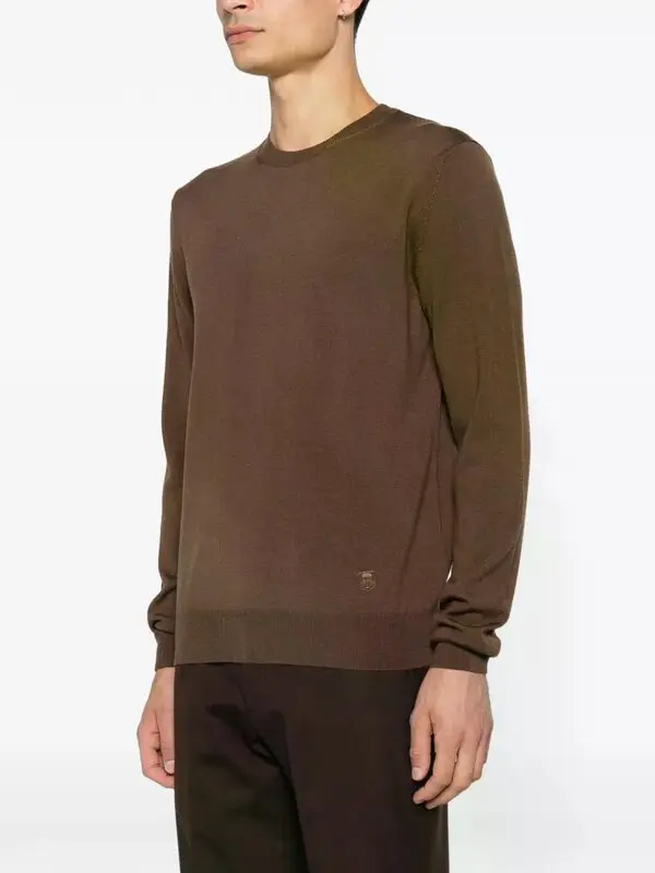 Corneliani Crew-neck Long-sleeve Sweater