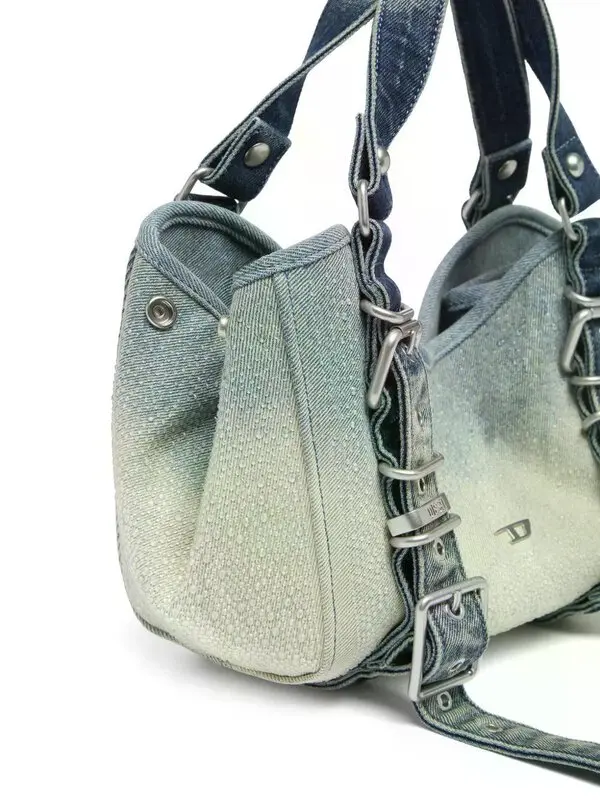 DIESEL® D-one-small Top-handle Bag In Crystal Solarised Denim