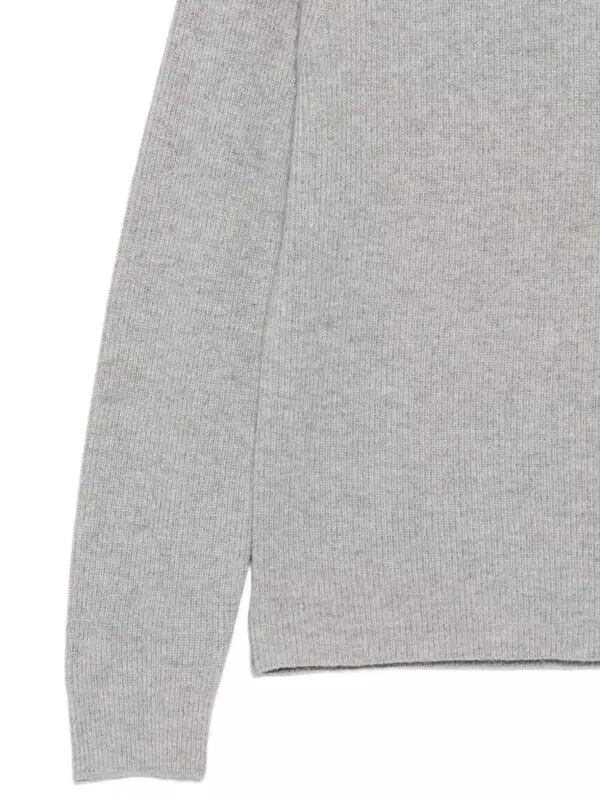 CENERE GB Ribbed-knit Crew-neck Sweater