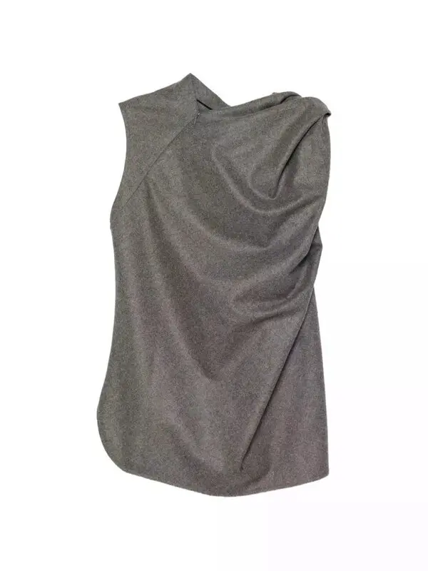 PETAR PETROV Draped Wool Top