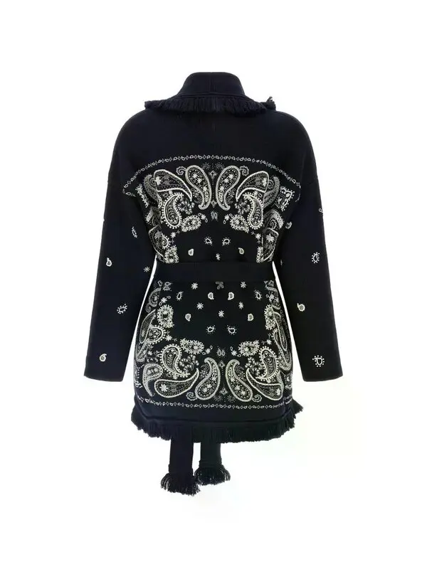 Alanui Echoes Of The Bandana Belted Cardigan