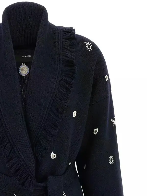 Alanui Echoes Of The Bandana Belted Cardigan